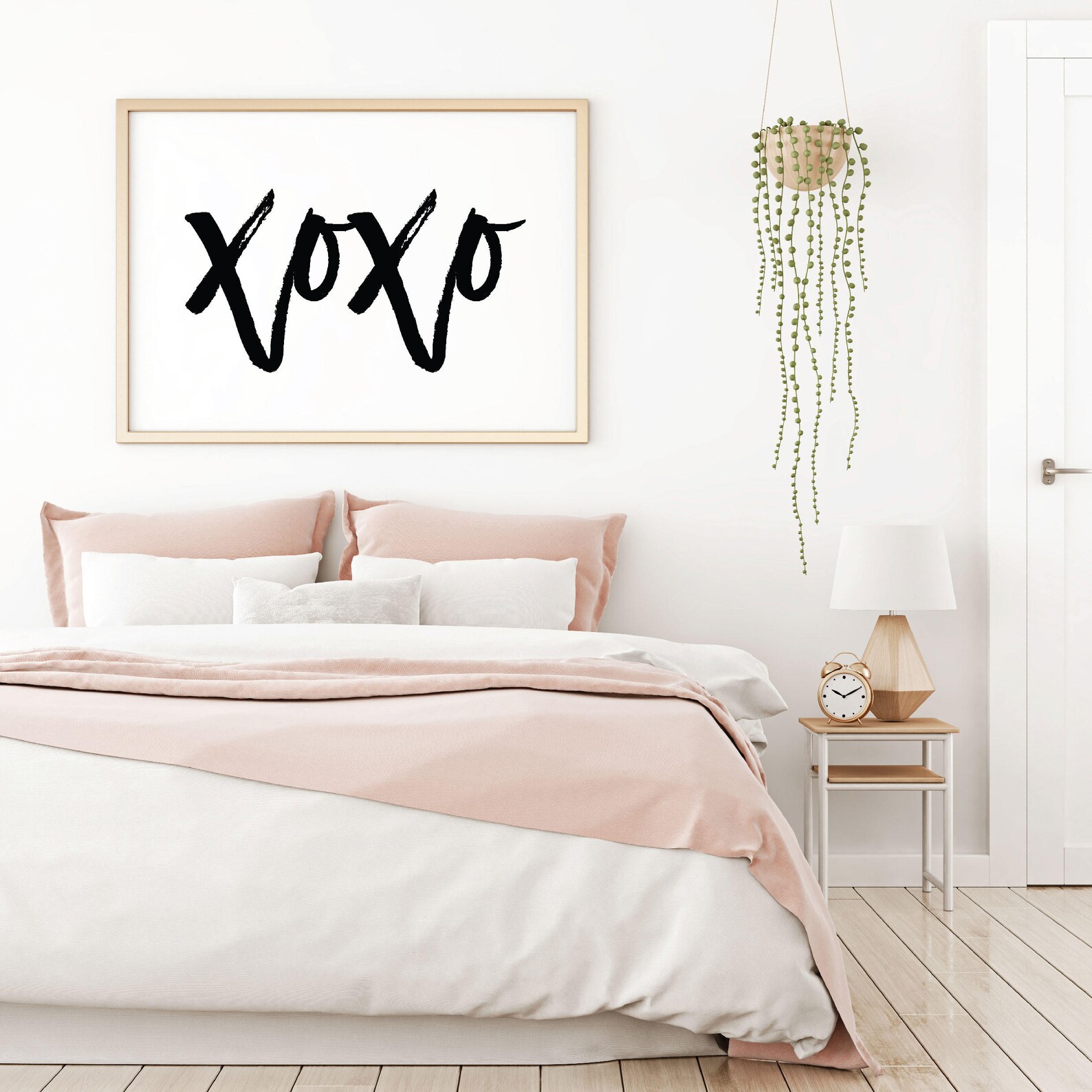 XOXO Printable Hugs and Kisses Minimalist Art Large Digital - Etsy