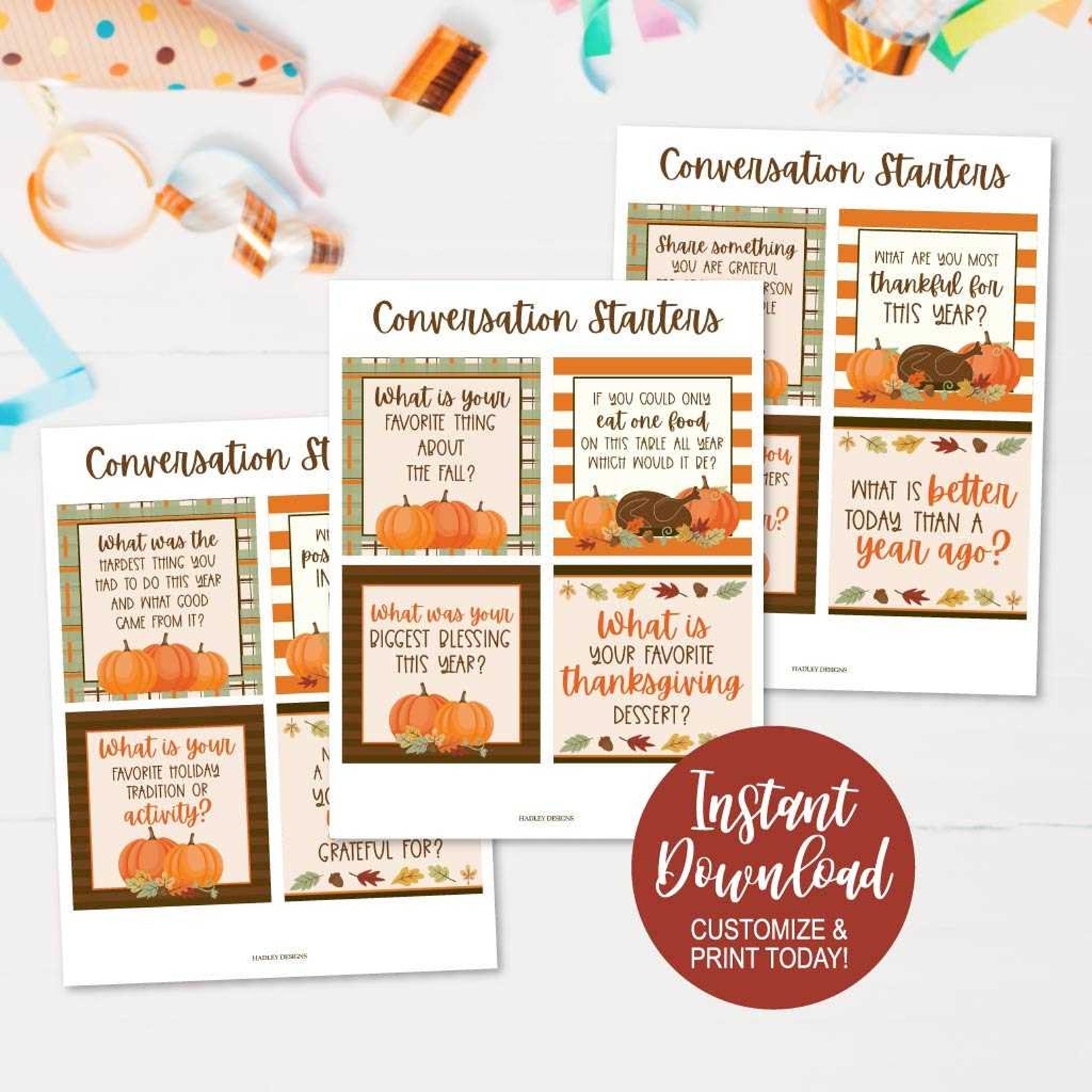 Thanksgiving Cards Printable, Thanksgiving Cards Digital, Thanksgiving ...