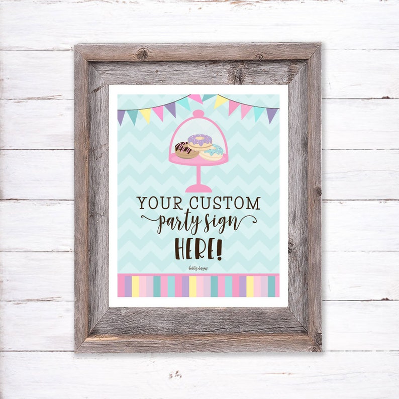 Customize Party Sign Birthday Poster Printable Poster - Etsy