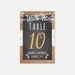 Chalk Burlap and Lace Wedding Table Numbers Template - DIY Table ...