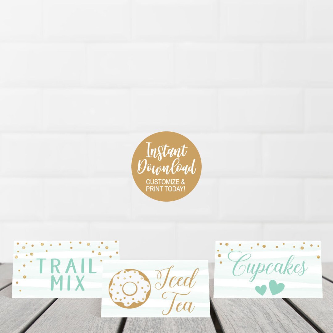 Editable Instant Download Food Label Printable Food Label - Etsy