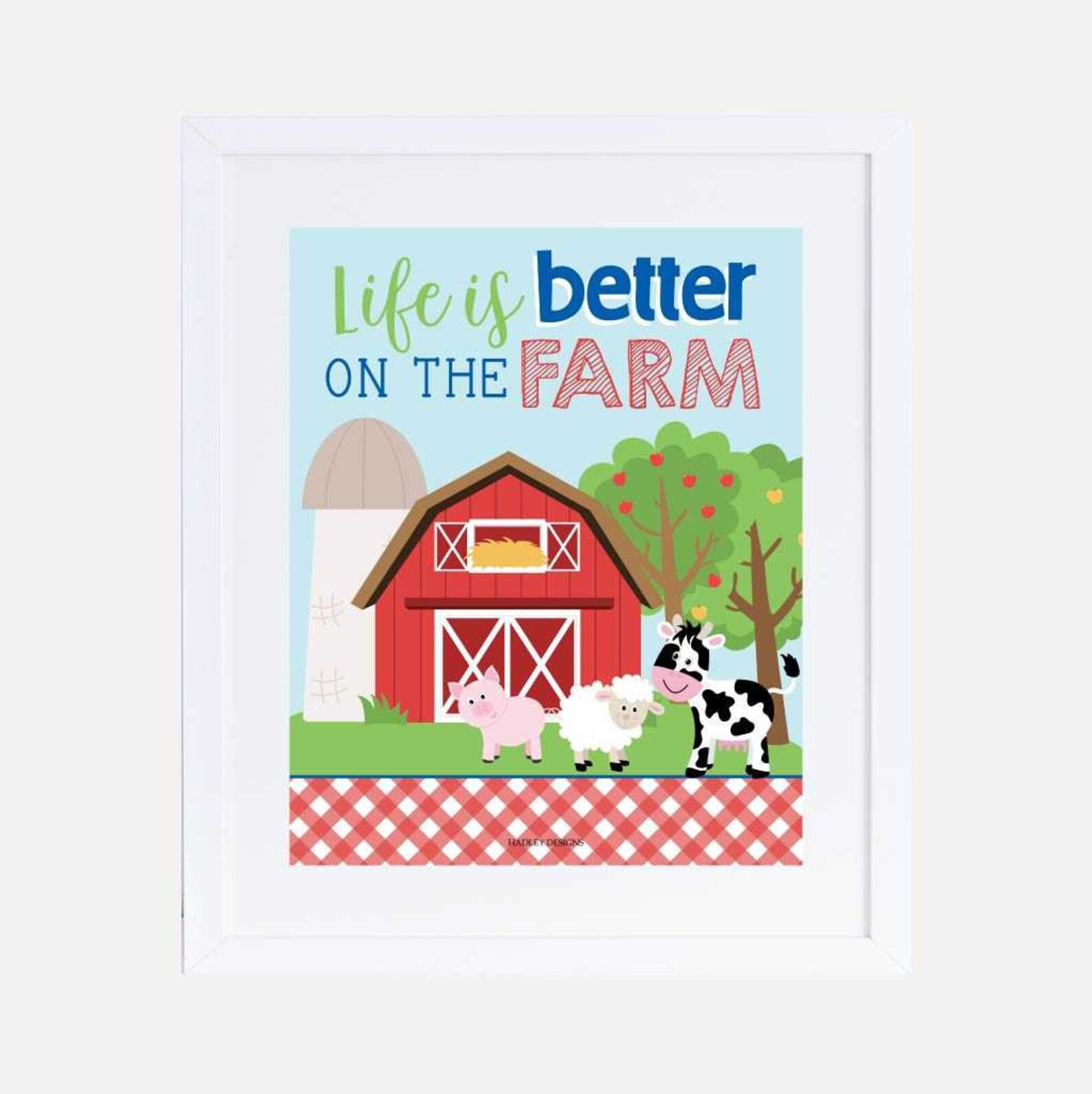 Cartoon Farm Kids Party Birthday Sign Template Printable - Etsy