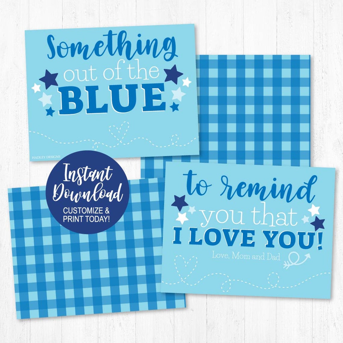 Something Out of the Blue Care Package Printable You Are - Etsy