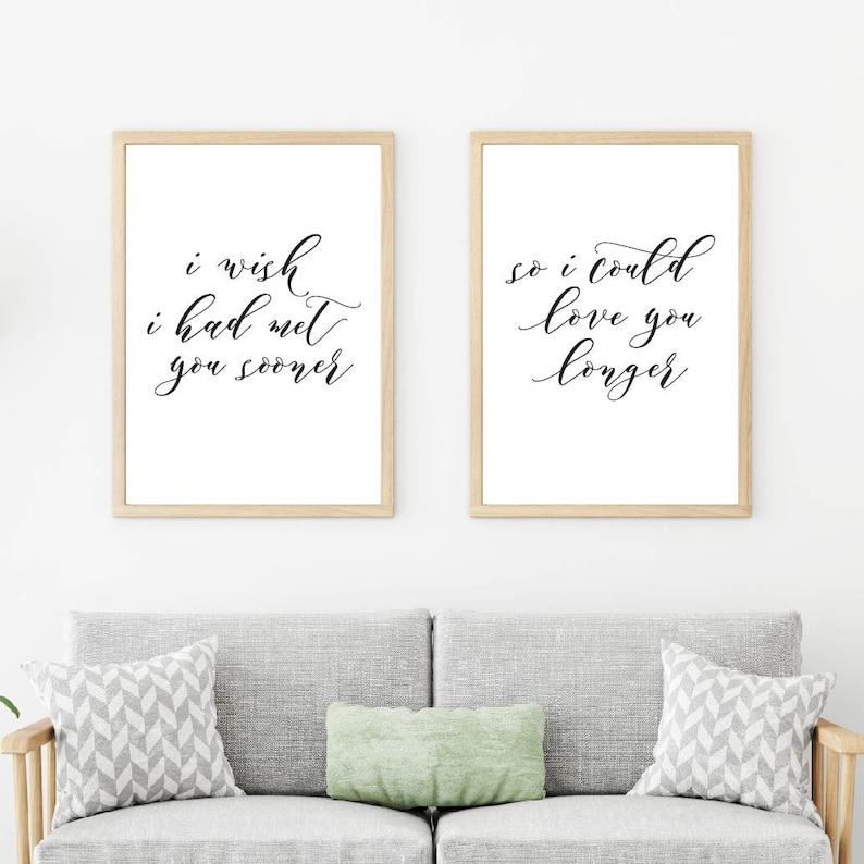 Calligraphy Wall Decor Digital Printable Art Minimalist Art - Etsy