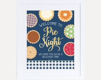 Welcome to Pie Night - Etsy