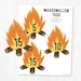 Marshmallow Toss Game Printable, Outdoor or Indoor Tossing Game for ...