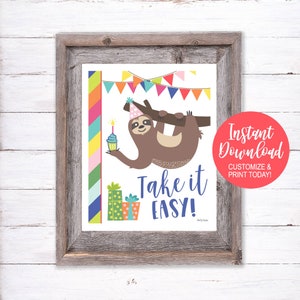 Printable Poster, Custom Party Sign, DIY Printable, Digital Print ...