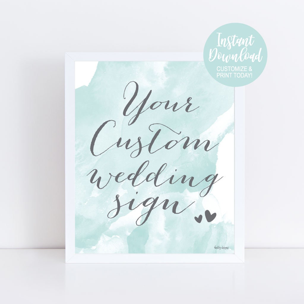 Printable Wedding Reception Signs Sign For Wedding Reception | Etsy