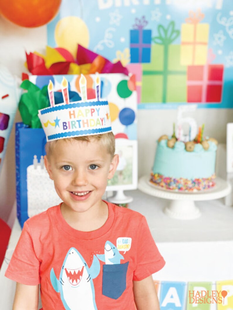 Birthday Crown Printable Birthday Headband Template Editable - Etsy