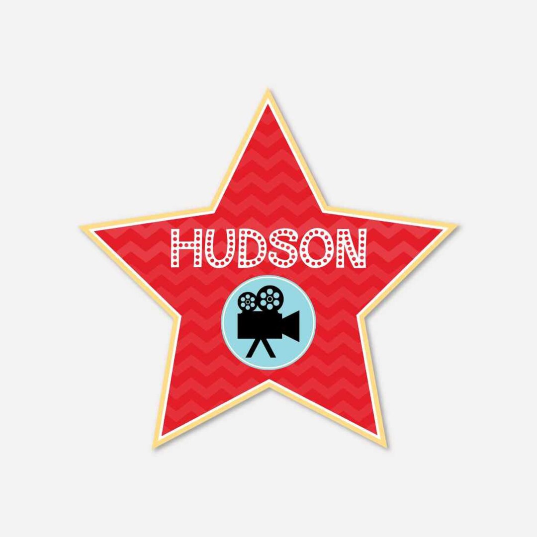 Movie Night Hollywood Star Template Movie Night Ideas, Movie Birthday ...
