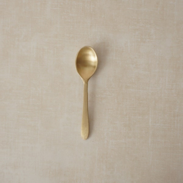 Brass Salt Spoon - Etsy