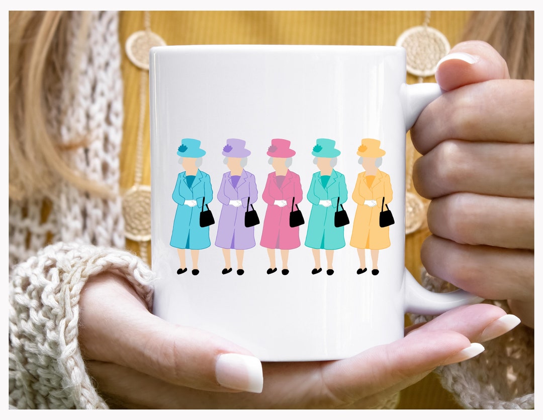 Queen Elizabeth II Tea Cup Mug, Queen Elizabeth Coffee Mug, Queen ...