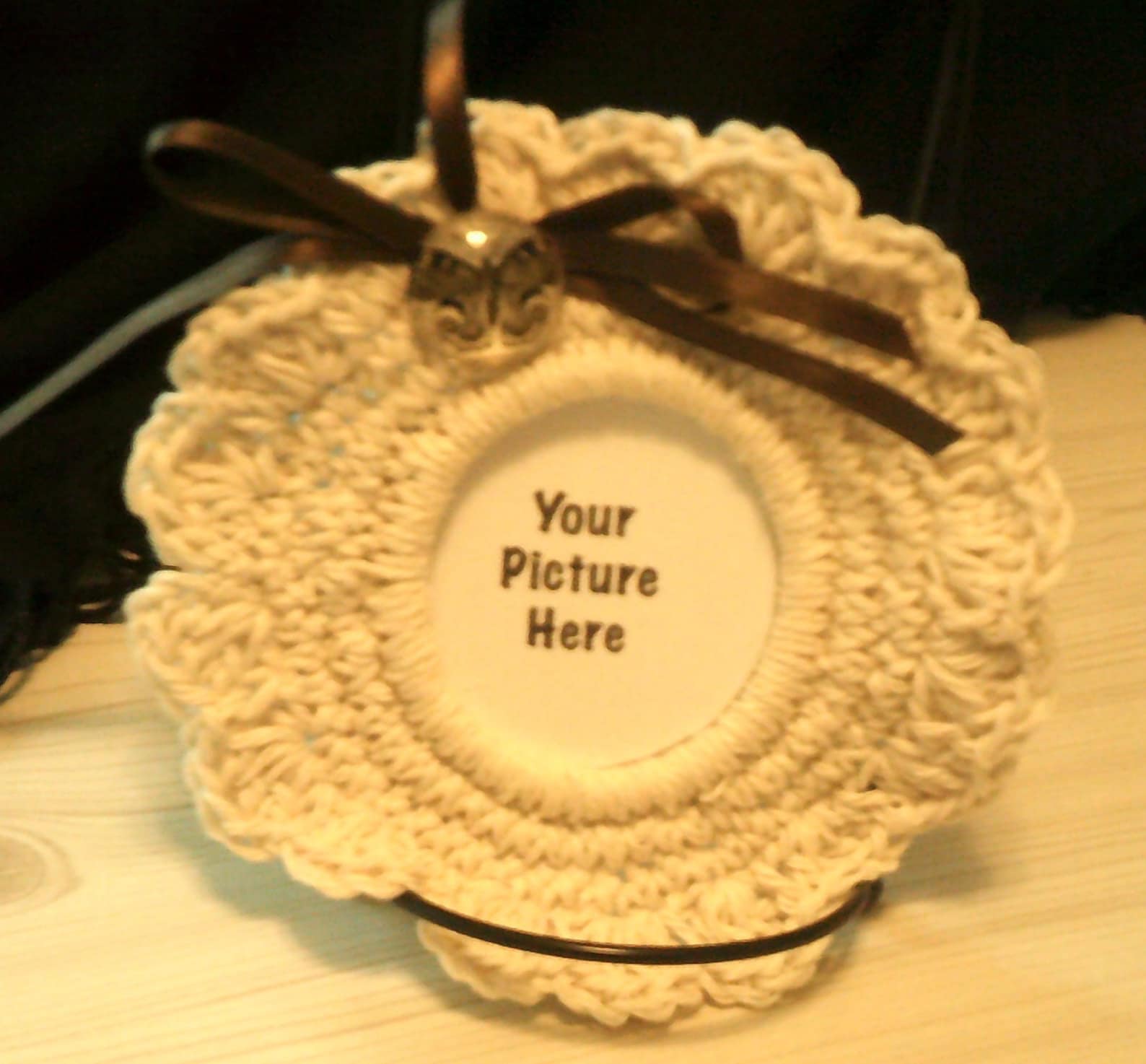Crocheted Picture Frames - Etsy