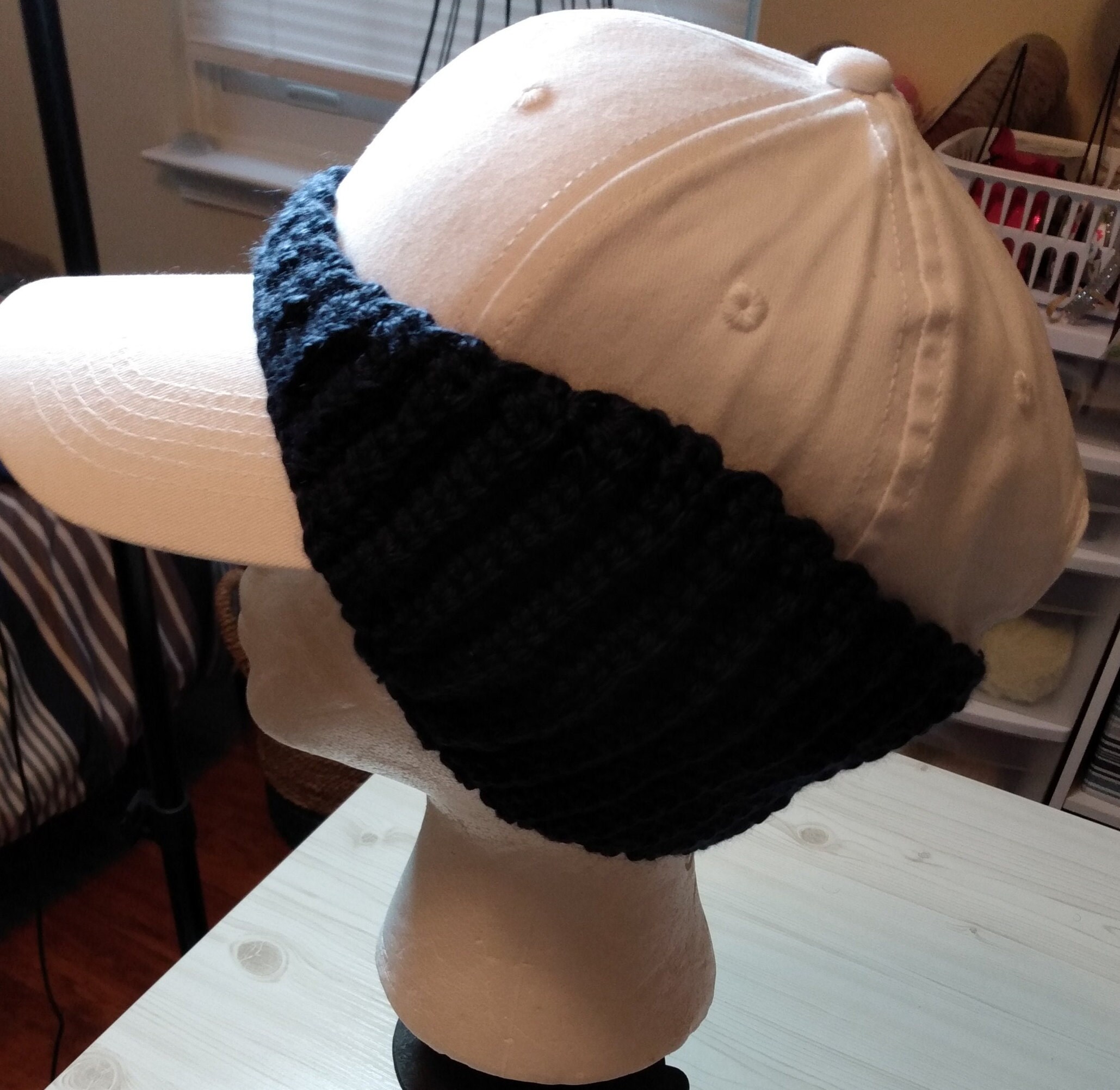 Crocheted Baseball Hat Ear Warmers - Etsy