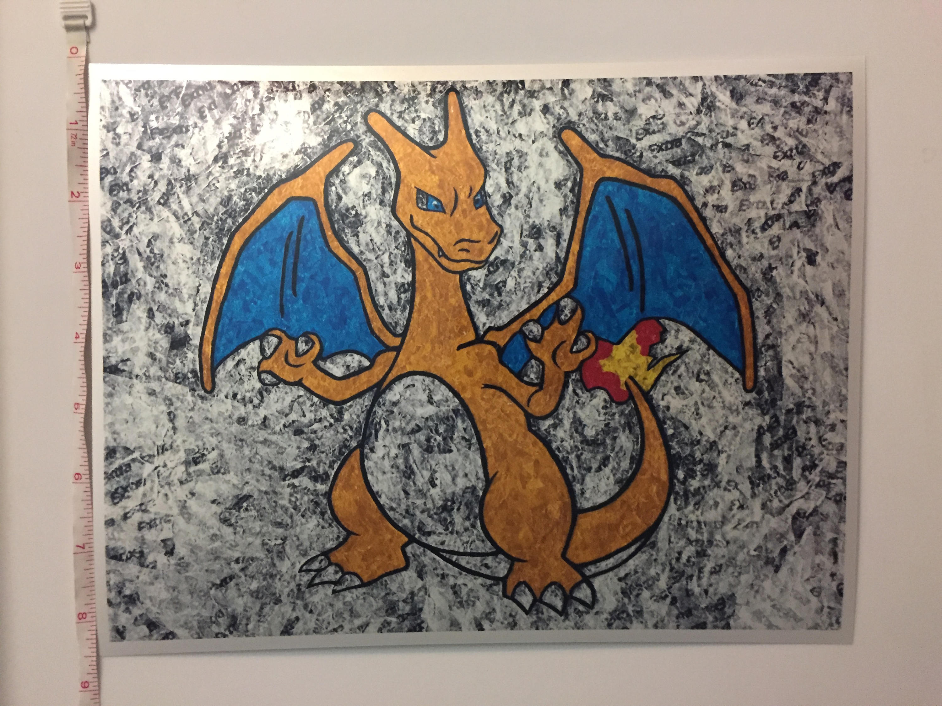 Charizard Gum Wrapper Art Print - Etsy