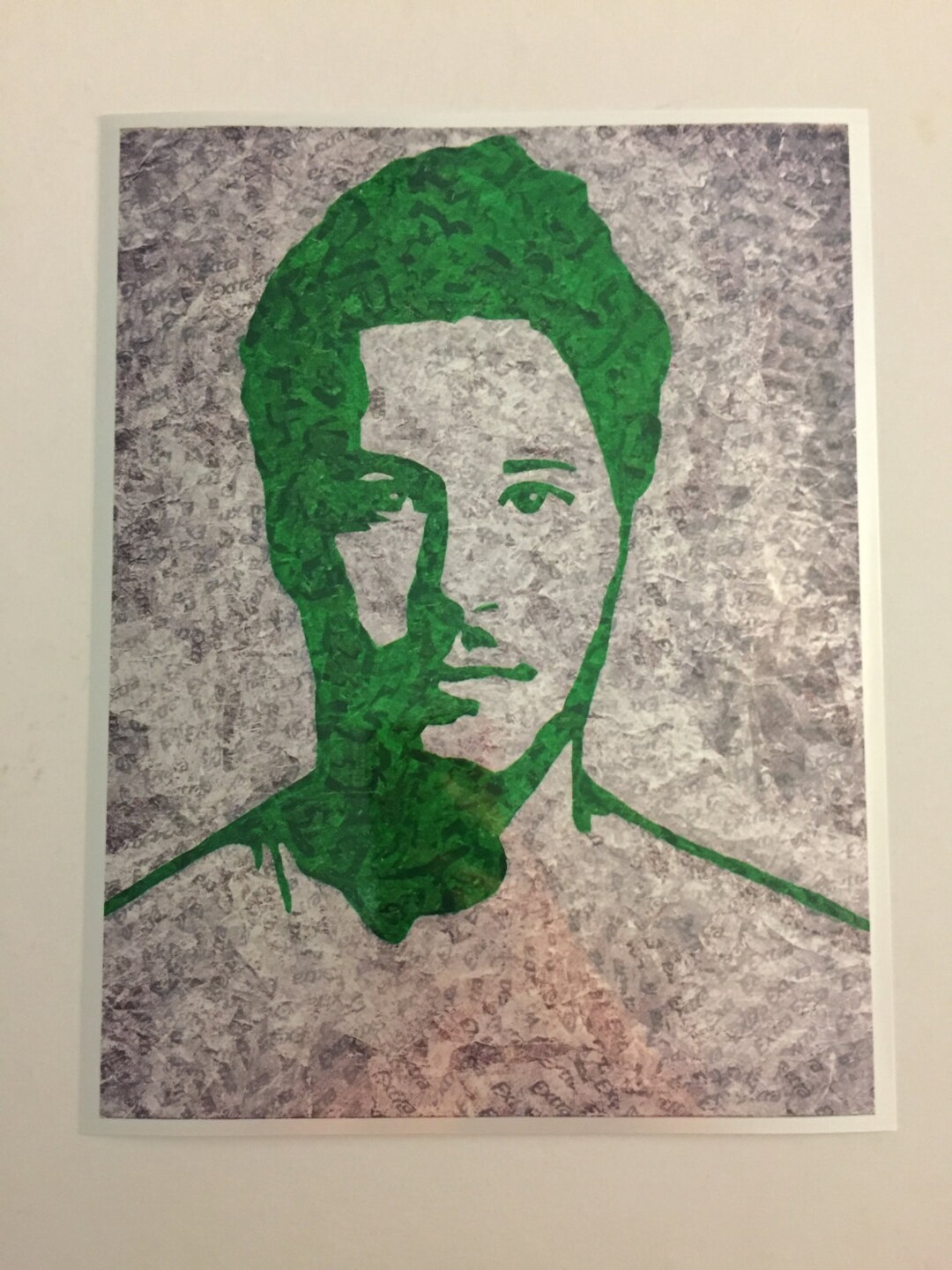 Max Helyer Gum Wrapper Art Print (you Me at Six) - Etsy