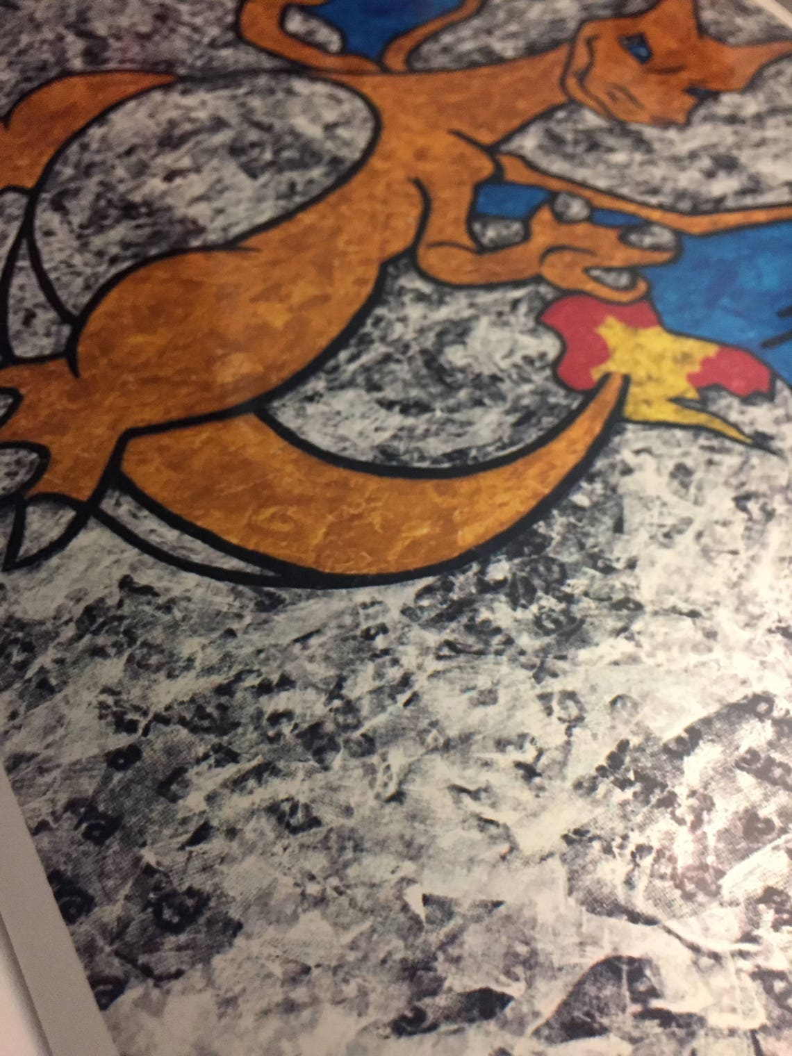Charizard Gum Wrapper Art Print - Etsy