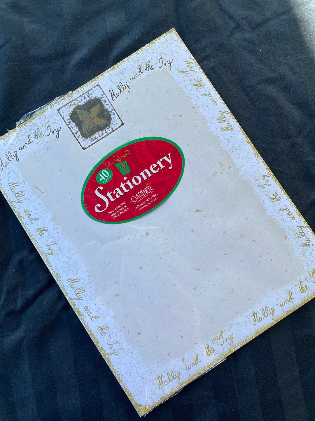 Printer Paper Gartner 40 Count Stationery Christmas Holly - Etsy