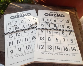 Quizmo Math Cards - Etsy