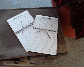 Library Slips - Etsy