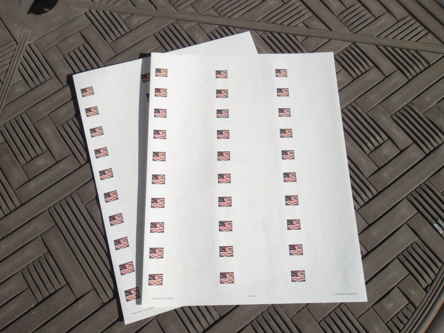Hallmark Address Labels Vintage Flags 2 Sheets of 30 Each - Etsy
