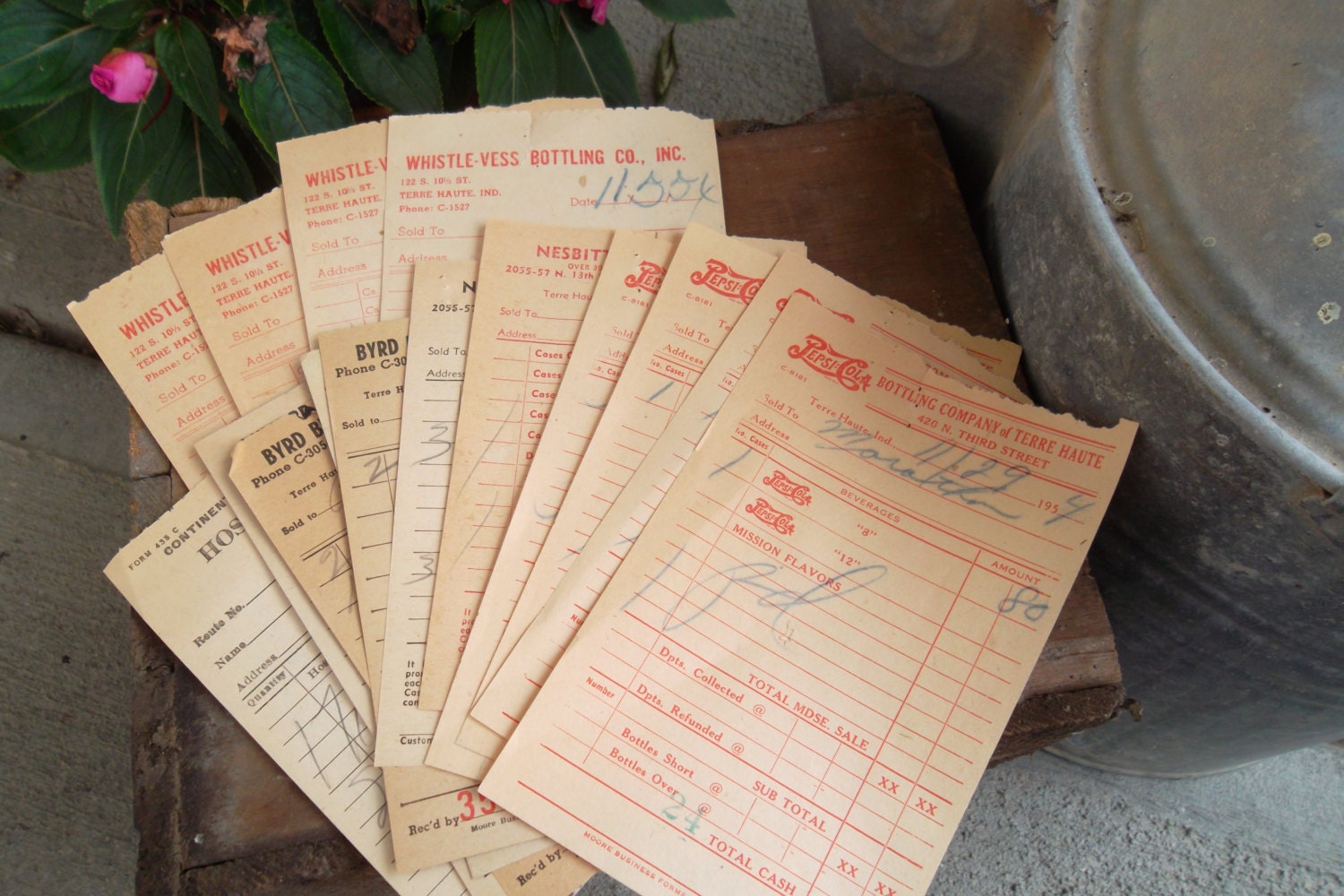 Vintage Receipts From the 1950's Hostess and - Etsy
