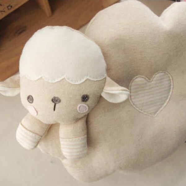Sheep Plush Pillow - Etsy