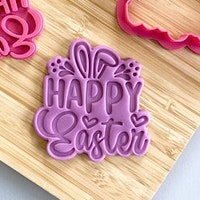 Happy Easter Cutter - Etsy