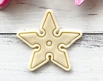 Ninja Star Cookie - Etsy