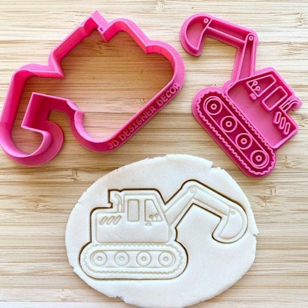 Excavator Cookie Cutter - Etsy