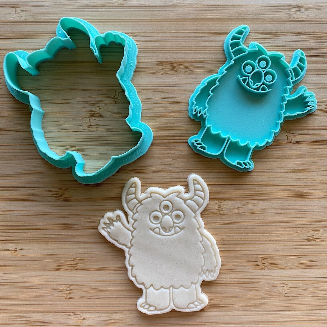 Monster Cookie Cutter and Embosser Set | Etsy