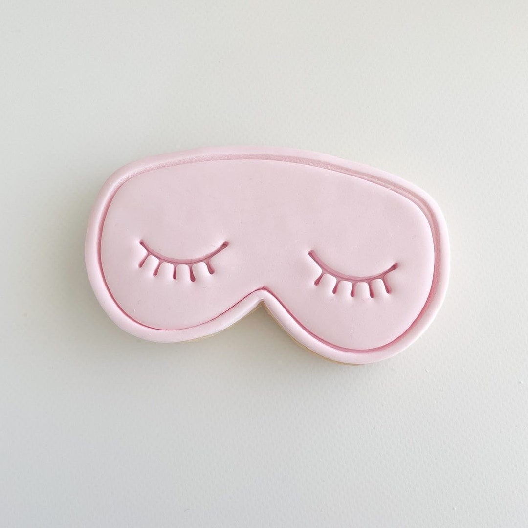 Spa Mask / Eye Mask Cookie Cutter and Embosser Set - Etsy