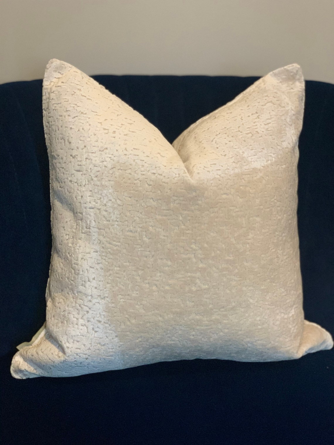 Cream Velvet Pillow Cover-neutral Velvet Throw Pillow-ivory Decor ...