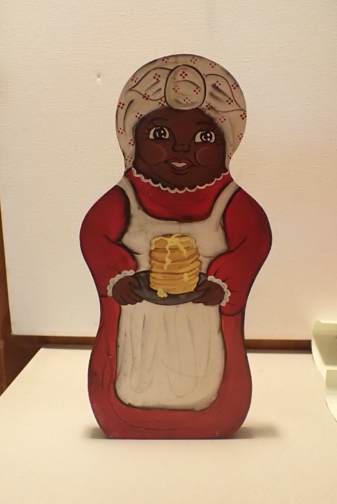 1940 Rare Vintage Black Figural Lady Wood Pancake Paper Towel - Etsy