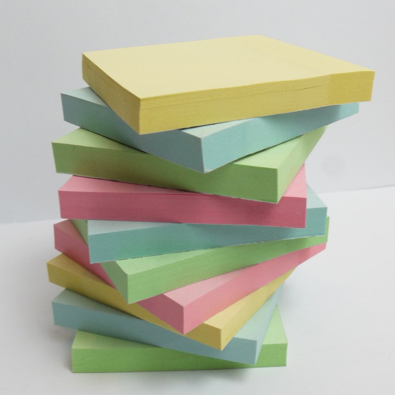 Pastel Sticky Notes - Etsy