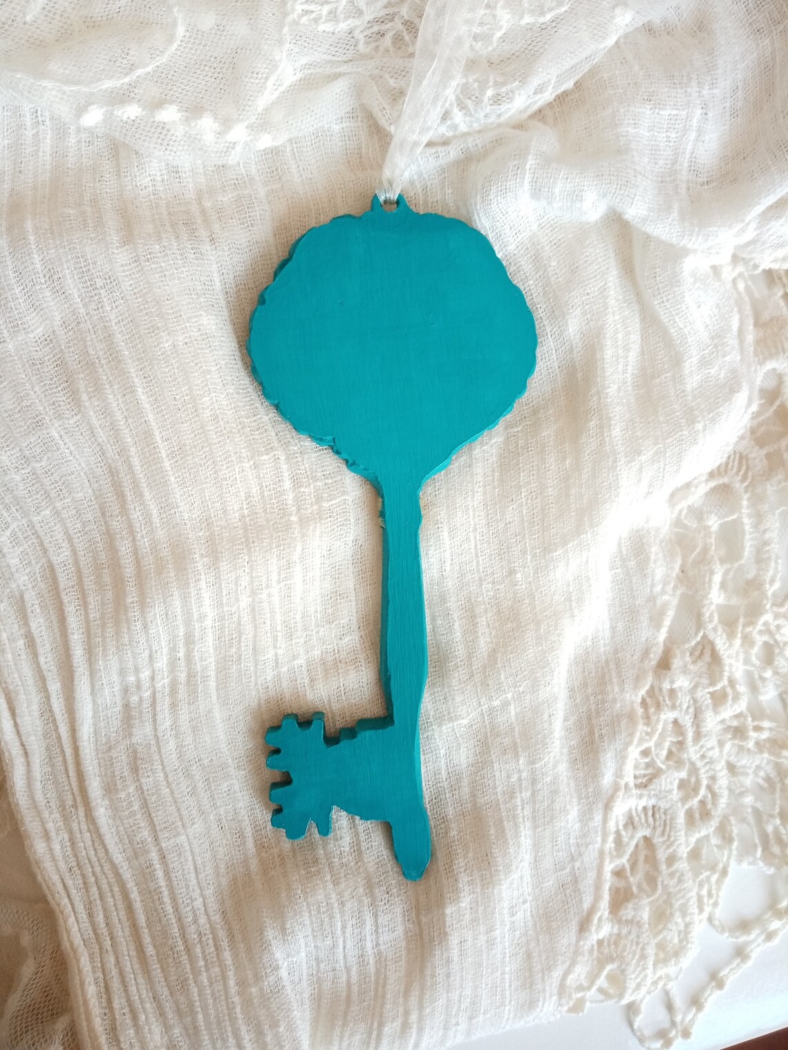 Turquoise Key Wall Decor, Evil Eye Wall Art, Key Gift for Home, Gift ...