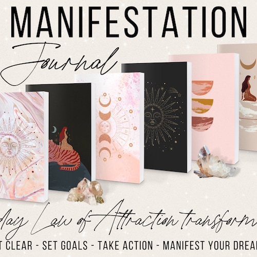 Manifestation Planner: the Law of Attraction Monthly Journal - Etsy