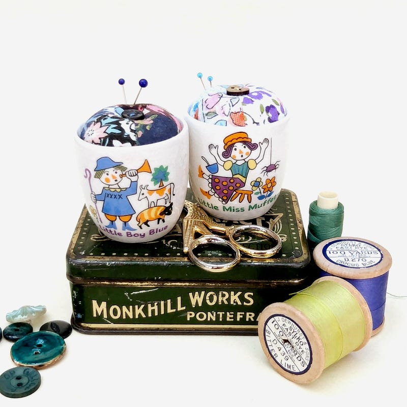 Blue Pin Cushion - Etsy