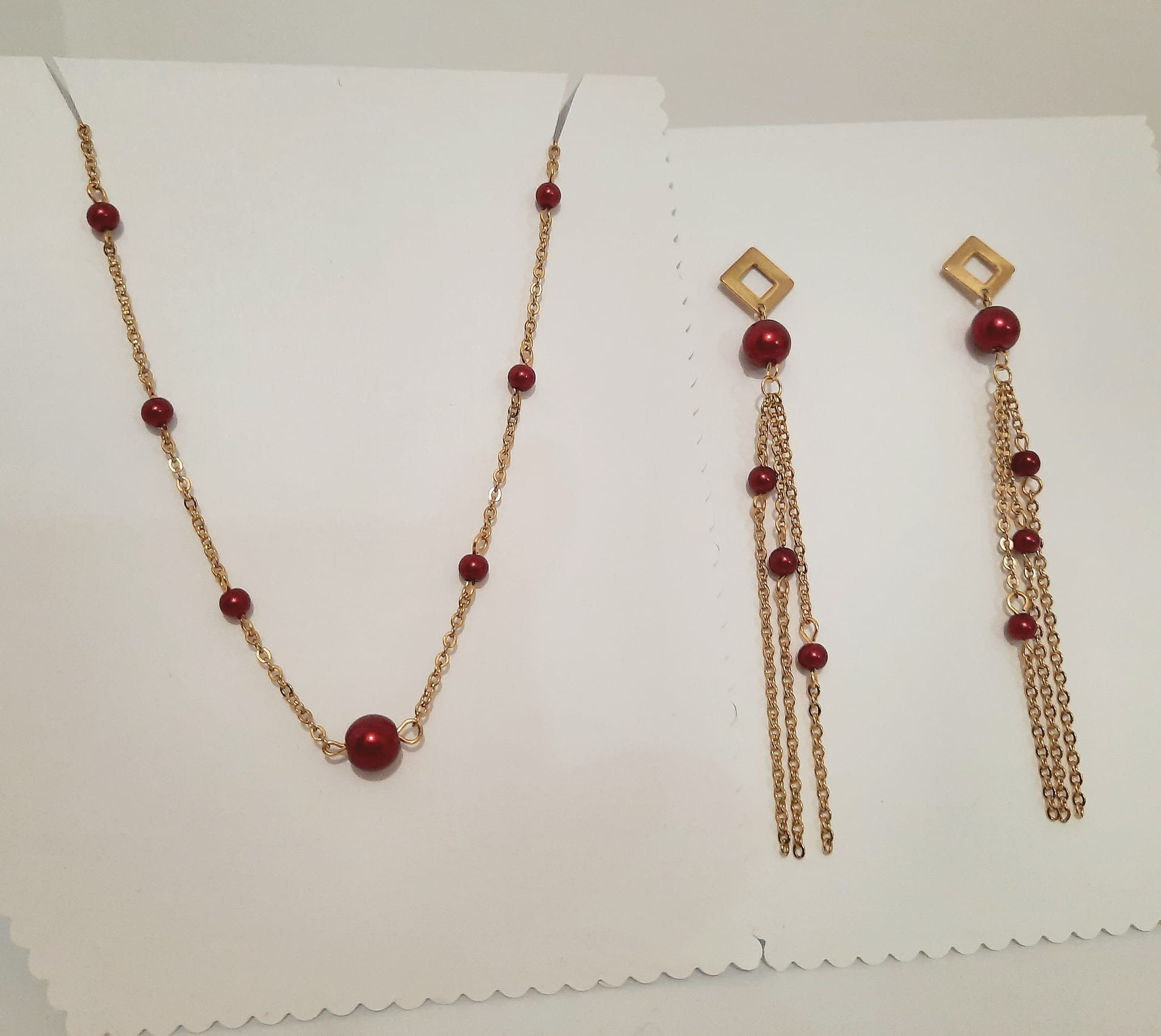 Women's Jewelry Set, Necklace and Earrings, Romantic Jewelry, Gift for ...