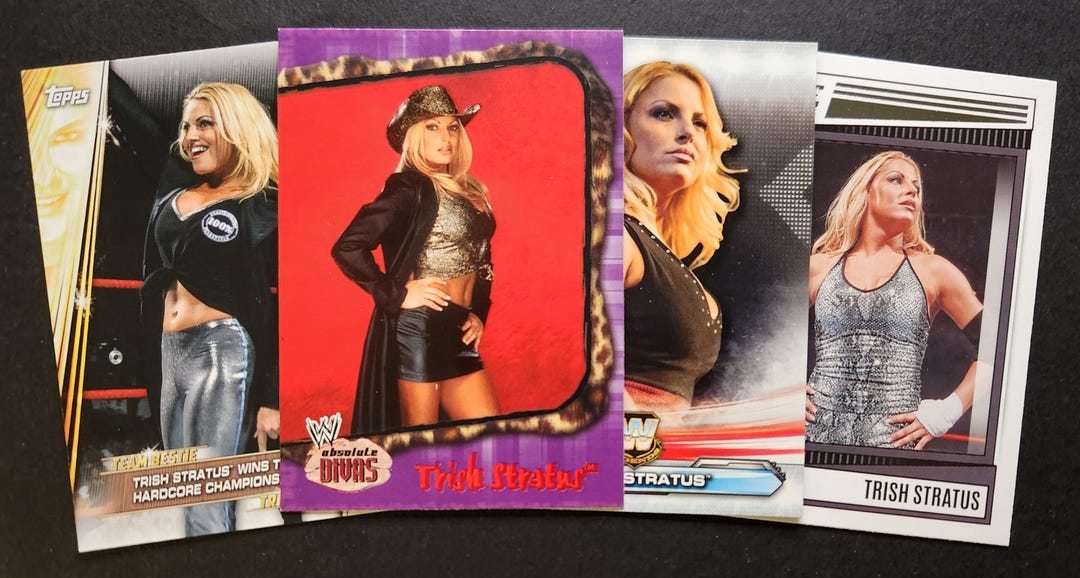 WWE Trish Stratus Lot of 4 Cards - Etsy