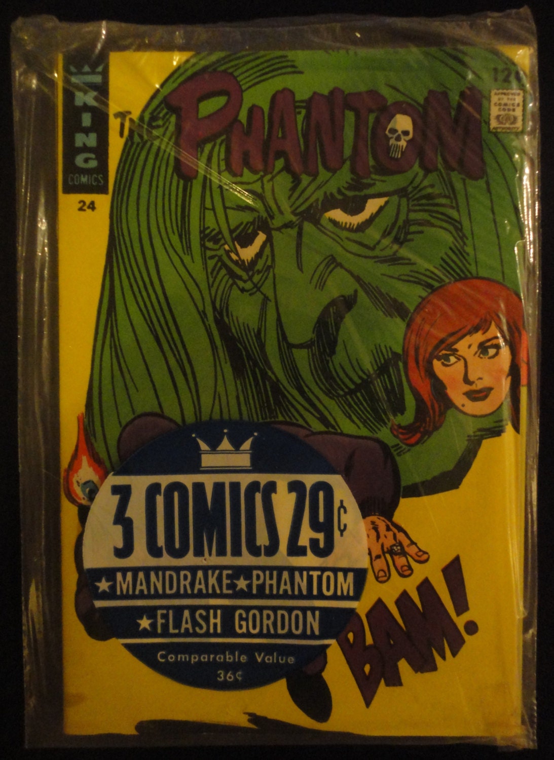 Flash Gordon 7 Mandrake 7 Phantom 24 1967 still - Etsy