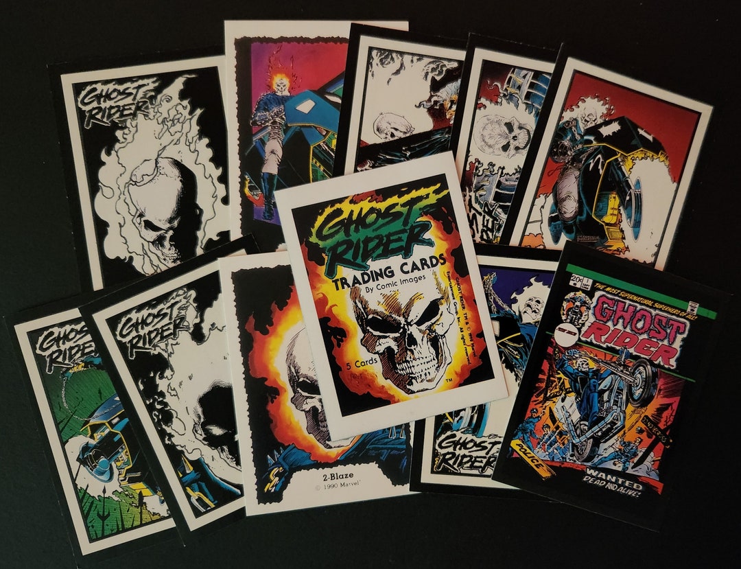 1992 Marvel Ghost Rider Lot of 11 Cards - Etsy