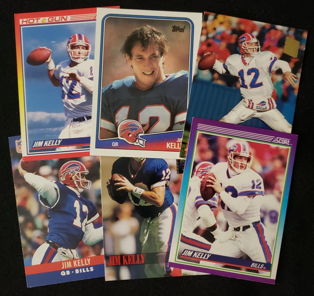 1980s and 90s Jim Kelly Lot of 6 Cards - Etsy