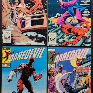 1980s Daredevil Lot of 10 Comics #198-207 - Etsy