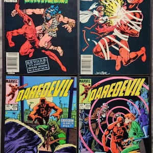 1980s Daredevil Lot of 10 Comics #198-207 - Etsy