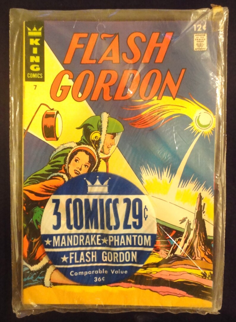 Flash Gordon 7 Mandrake 7 Phantom 24 1967 still - Etsy