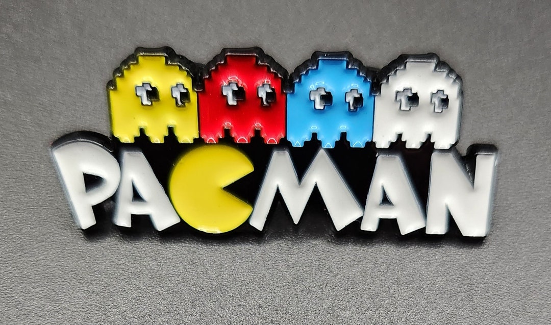 Pacman Inspired Video Game Pin - Etsy