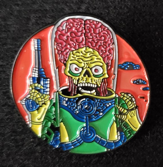 Mars Attacks Inspired Enamel Pin - Etsy