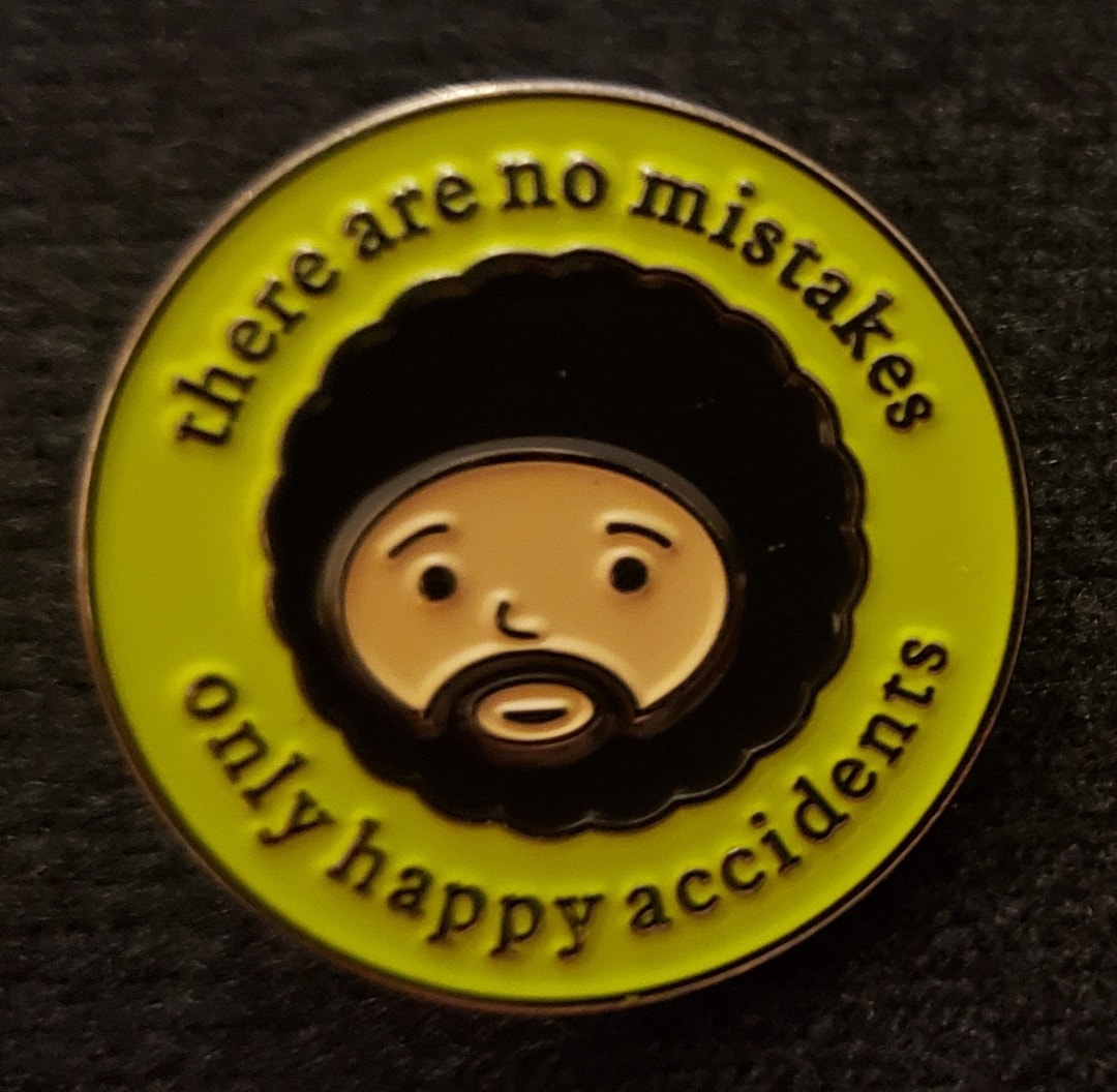 Happy Accidents Enamel Pin - Etsy