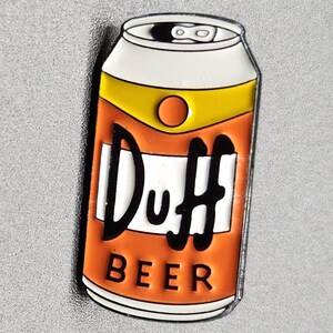 Simpsons Inspired Duff Beer Can Pin - Etsy